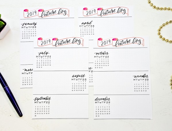 2019 Planner Printables Combo Pack ⋆ Sheena of the Journal
