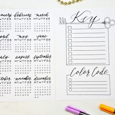 2019 Planner Printables Combo Pack ⋆ Sheena of the Journal