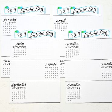 2019 Planner Printables Combo Pack ⋆ Sheena of the Journal