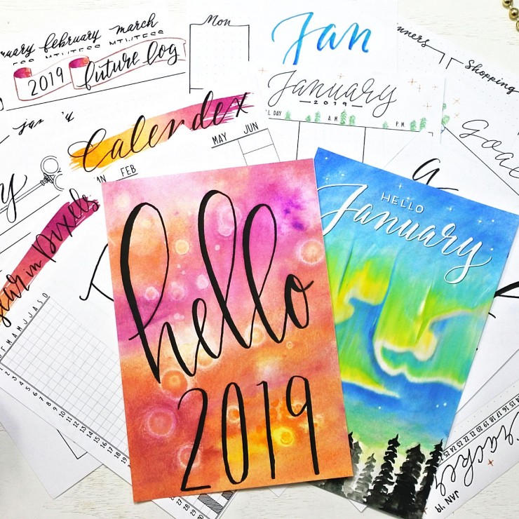 2019 Planner Printables Combo Pack ⋆ Sheena of the Journal