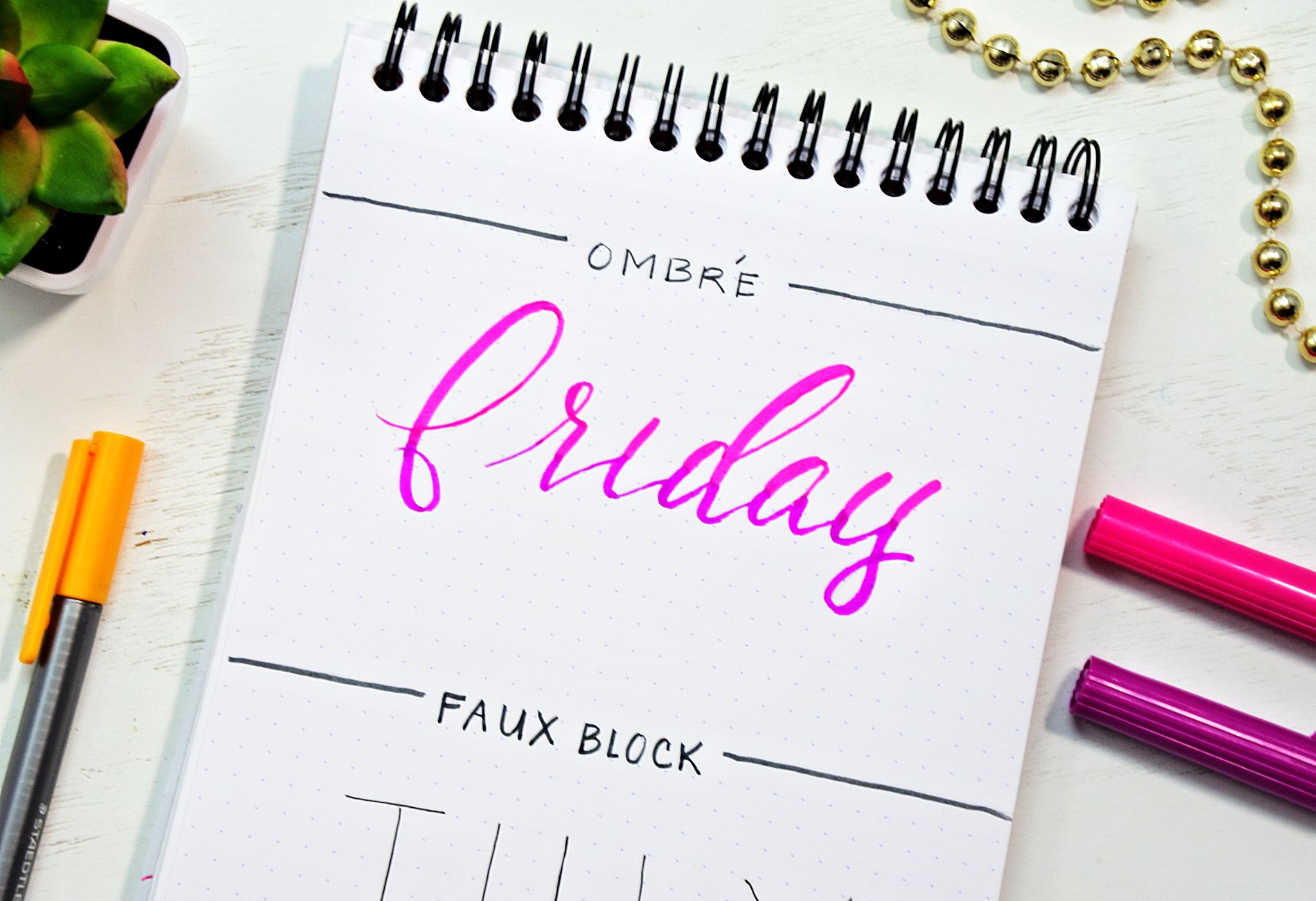 12 Bullet Journal Fonts Anyone Can Do! ⋆ Sheena of the Journal