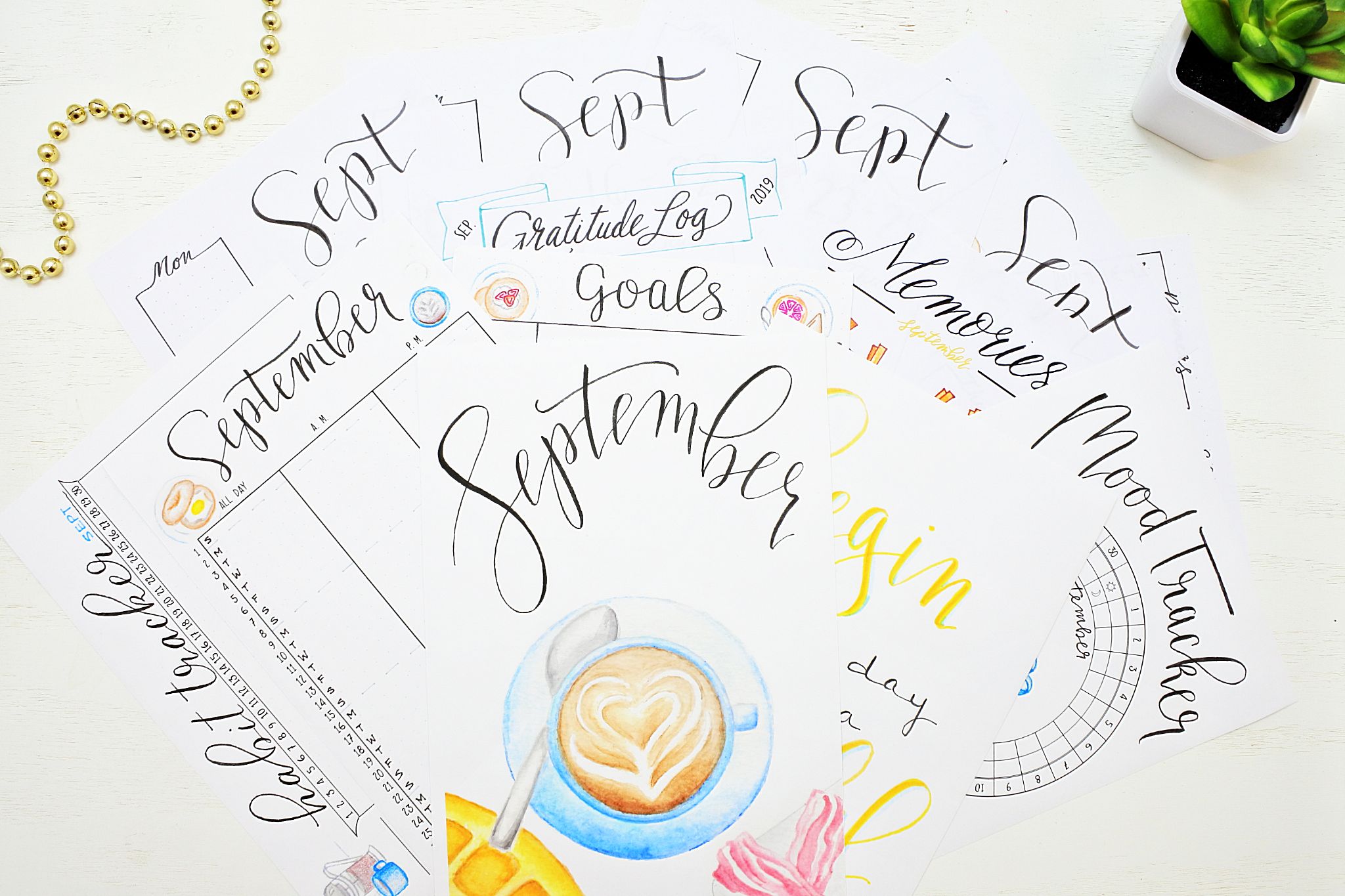 Printable September Bullet Journal 2019 ⋆ Sheena of the Journal