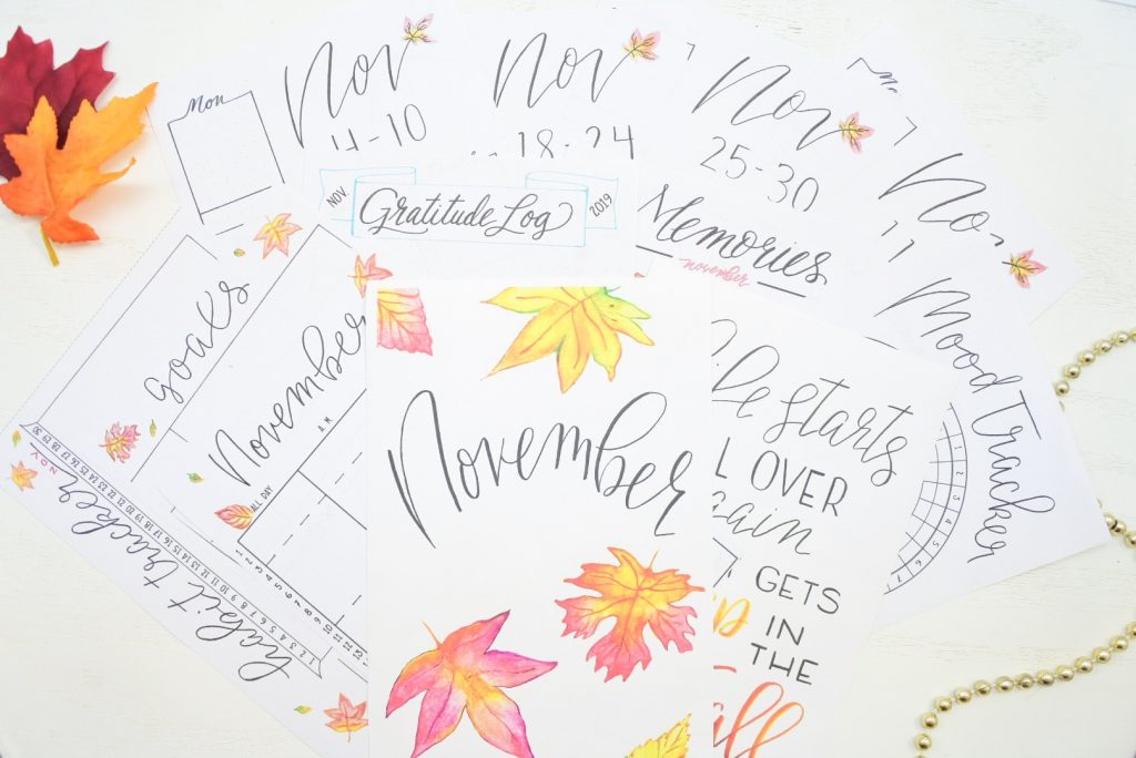November 2019 Bullet Journal Setup ⋆ Sheena of the Journal