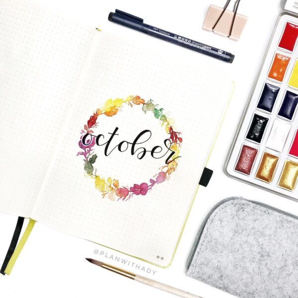 40+ October Bullet Journal Cover Page Themes ⋆ Sheena of the Journal