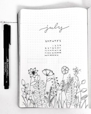 2024 July Bullet Journal Cover Ideas ⋆ Sheena of the Journal