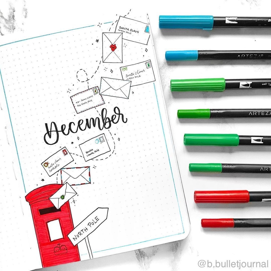 December Bullet Journal Theme Ideas ⋆ Sheena of the Journal
