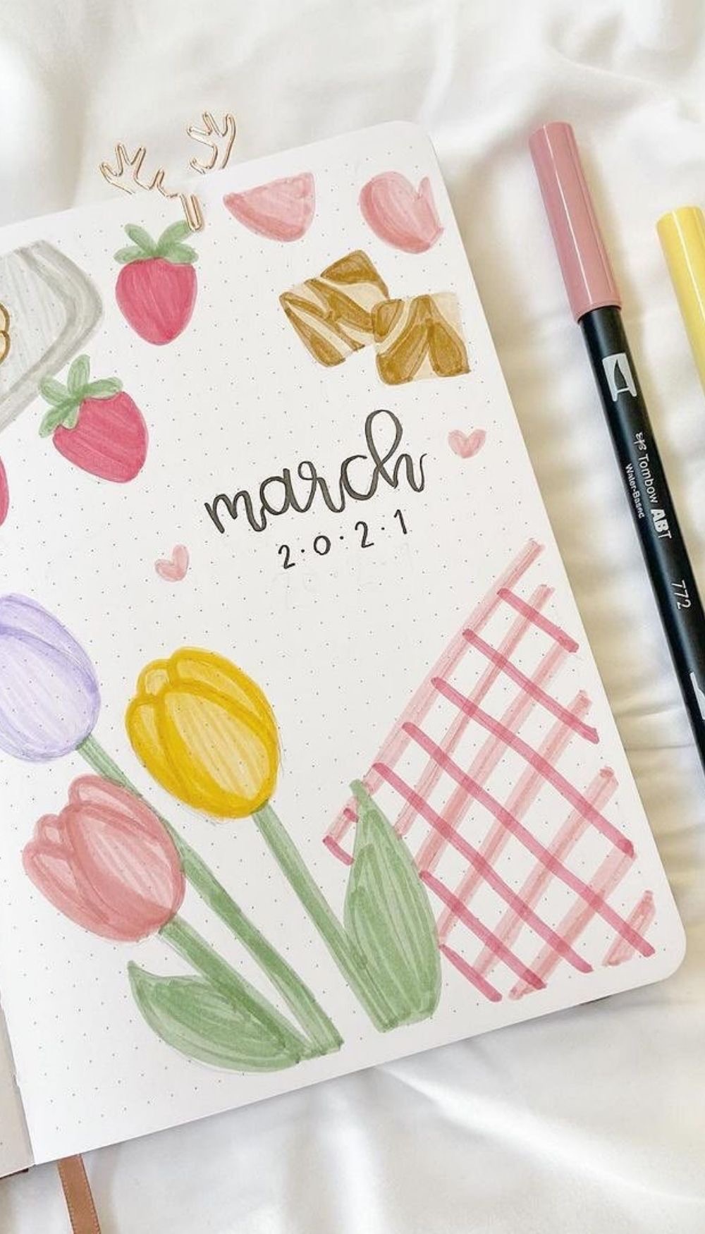 2024 March Bullet Journal Cover Page Ideas ⋆ Sheena of the Journal