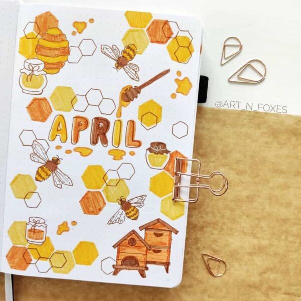 Amazing 2024 April Bullet Journal Spreads! ⋆ Sheena of the Journal