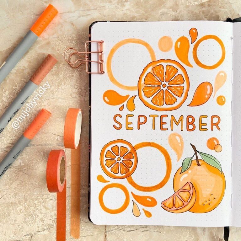 September Bullet Journal Setup + September Theme Ideas ⋆ Sheena of the ...